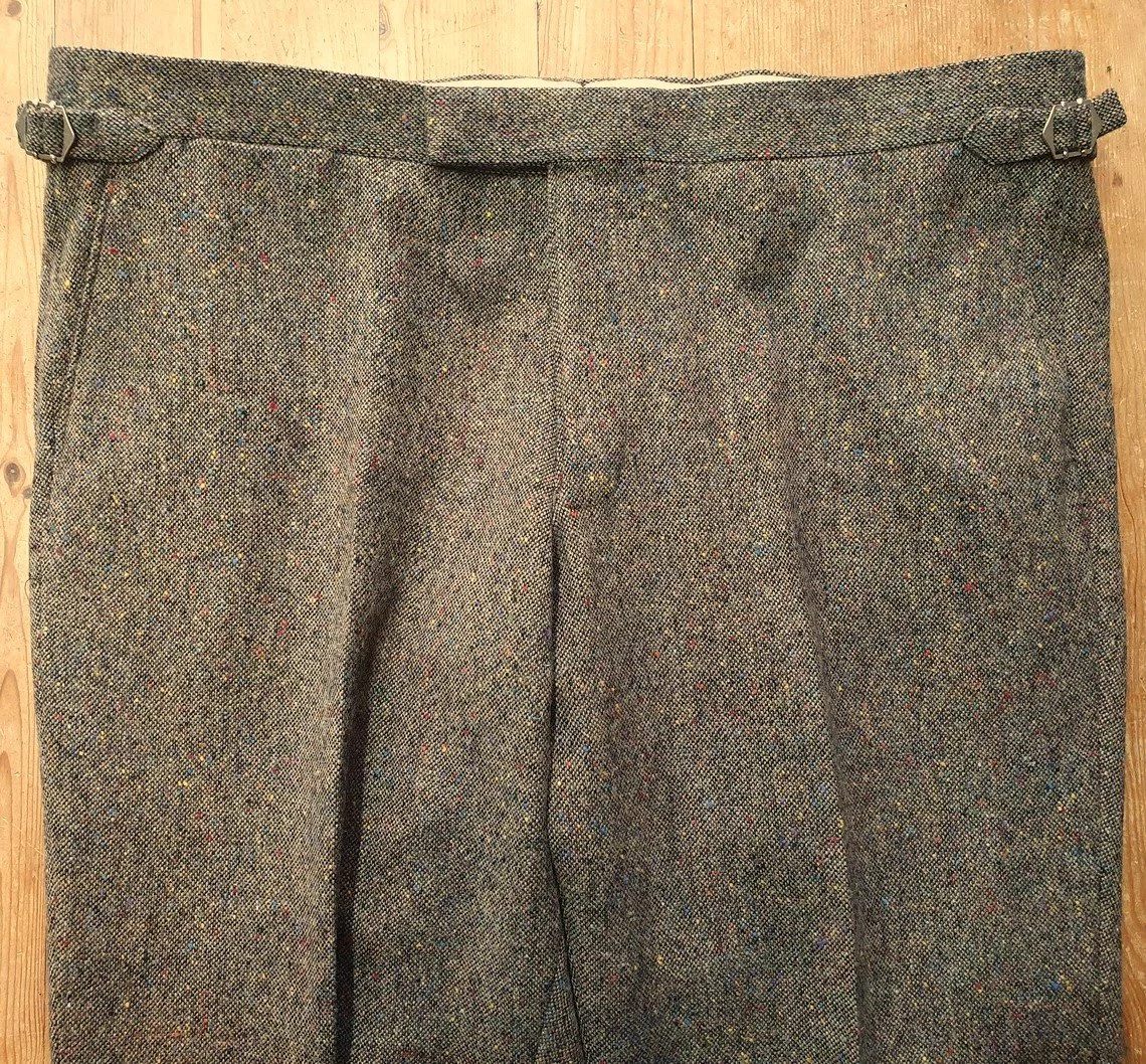3 Piece Shooting Style Suit in Brown Donegal Tweed by Magee — TWEED ADDICT