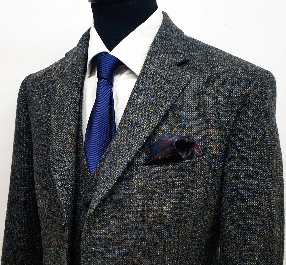 3 Piece Suit in Molloy and Sons Donegal Tweed — TWEED ADDICT