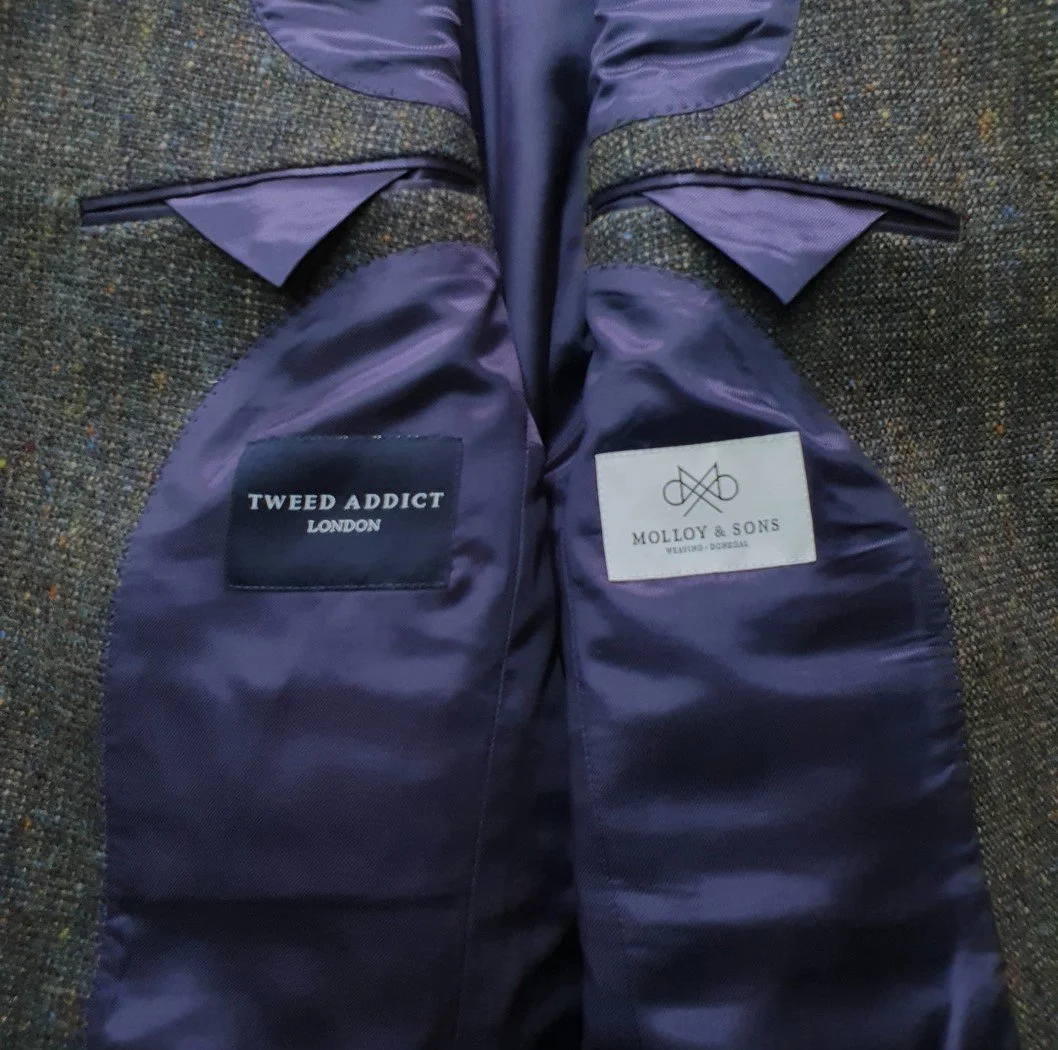 3 Piece Suit in Molloy and Sons Donegal Tweed — TWEED ADDICT