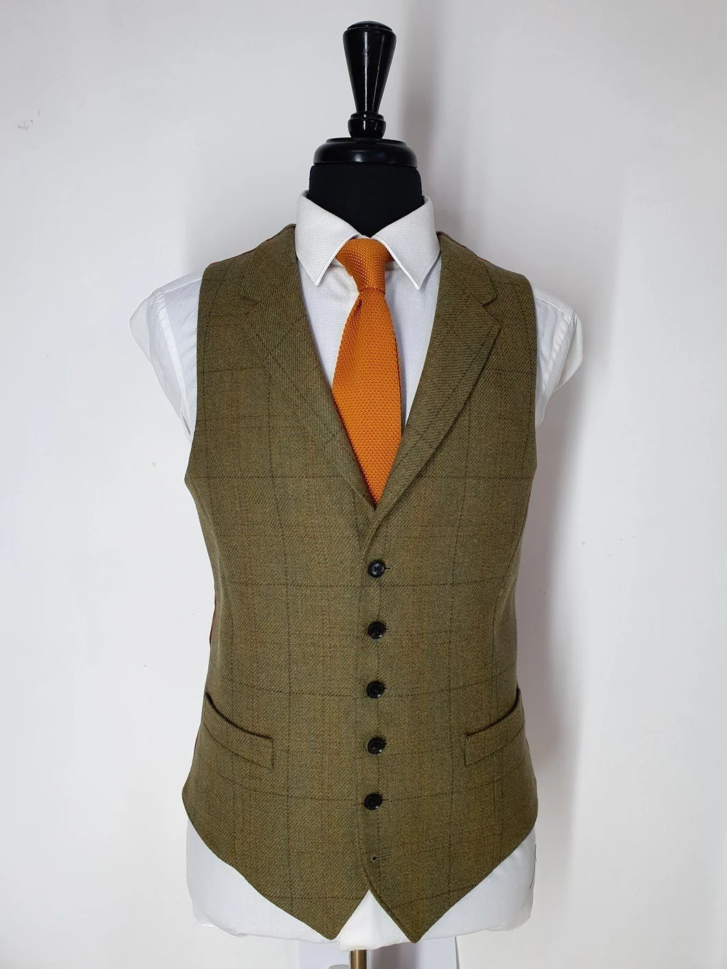 3 Piece Suit in Lovat Mill Kirkton Green Check Tweed — TWEED ADDICT