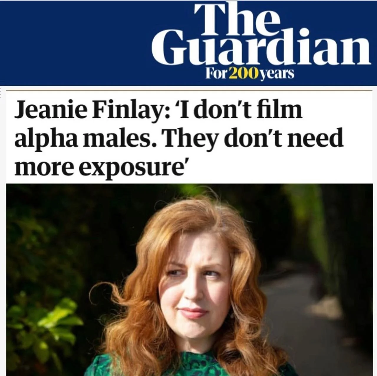 About — Jeanie Finlay — Artist and Film-maker