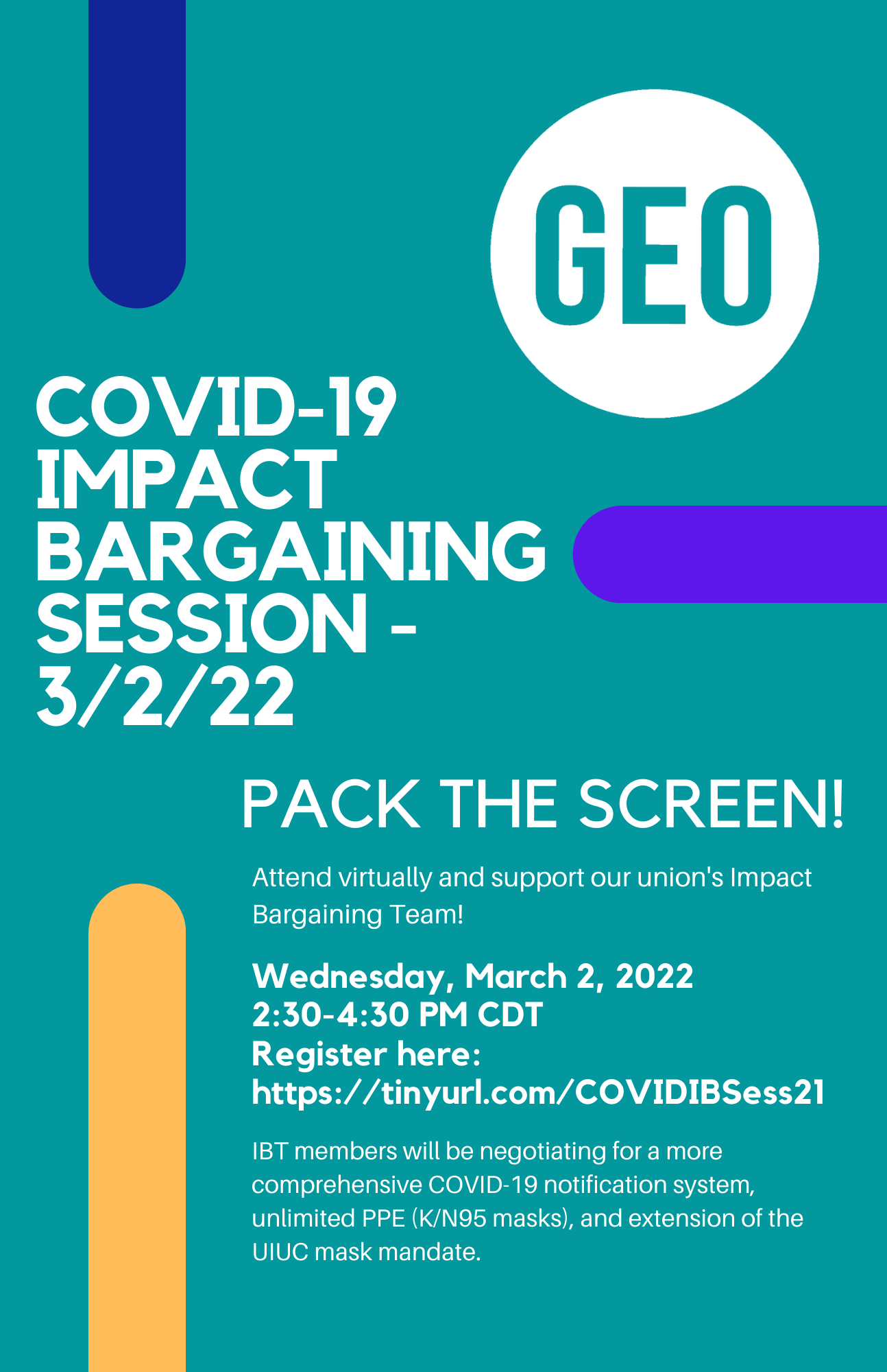 Summary of 3/1 Impact Bargaining, Next IB session TODAY (Wednesday) at ...