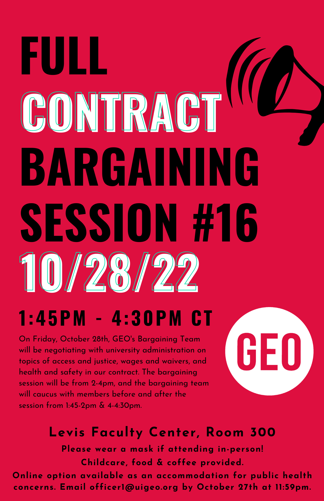 Summary of Bargaining Session 15: Admin's Meager Counter-Proposal ...