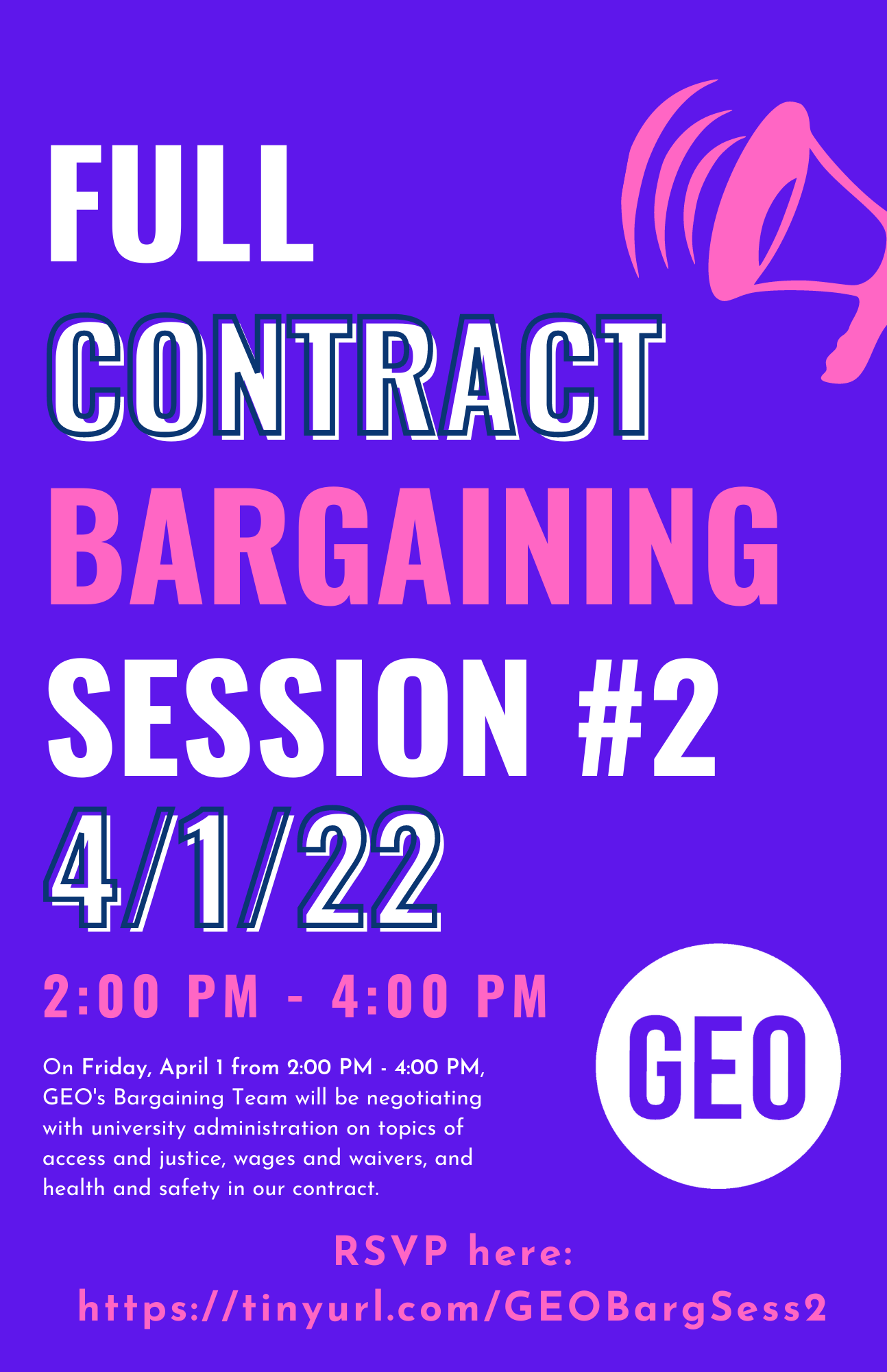 Summary of 1st Bargaining Session, Barg Session #2 Info — Graduate ...