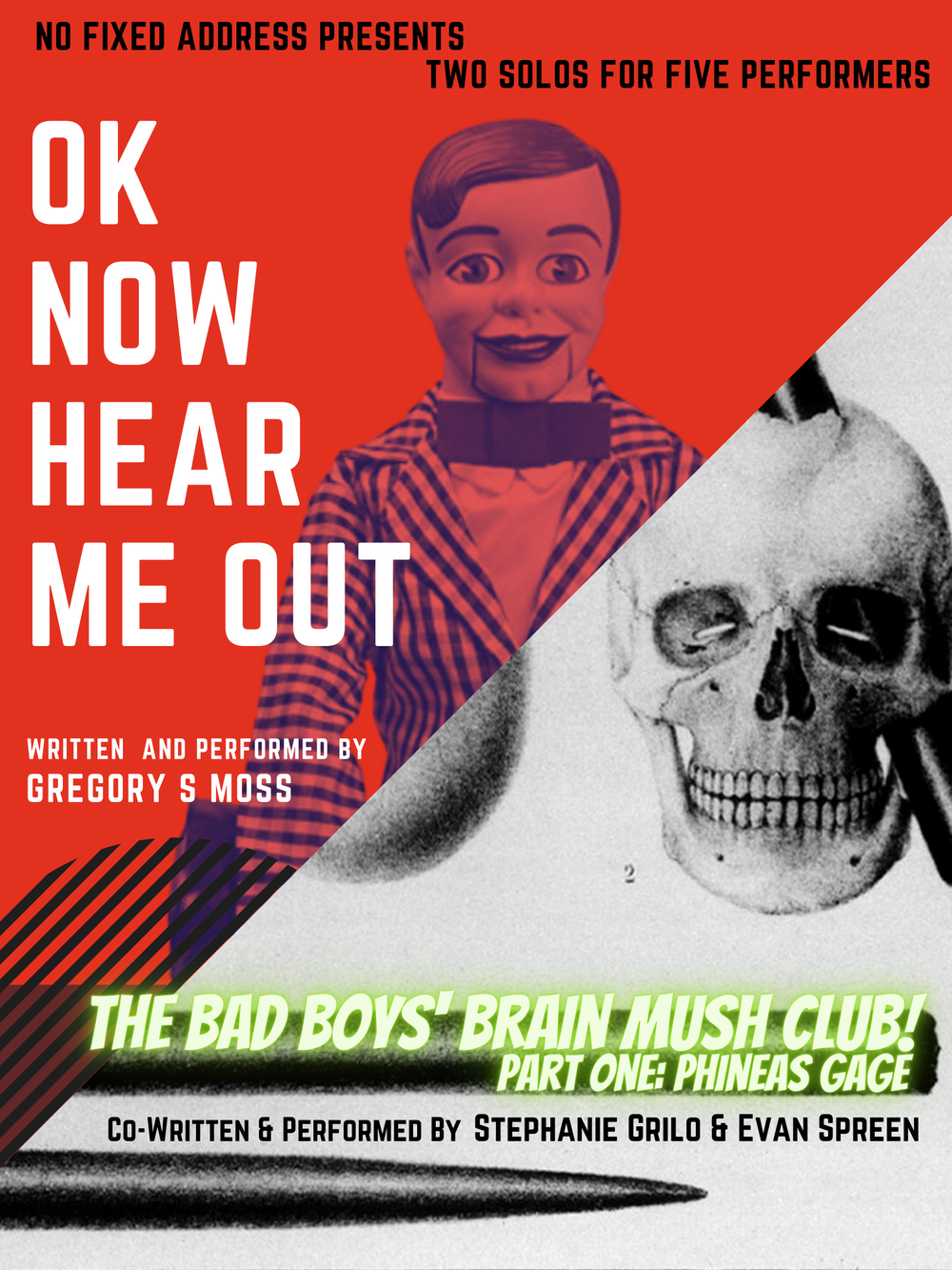 No Fixed Address Presents: OK NOW HEAR ME OUT & THE BAD BOYS BRAIN MUSH ...