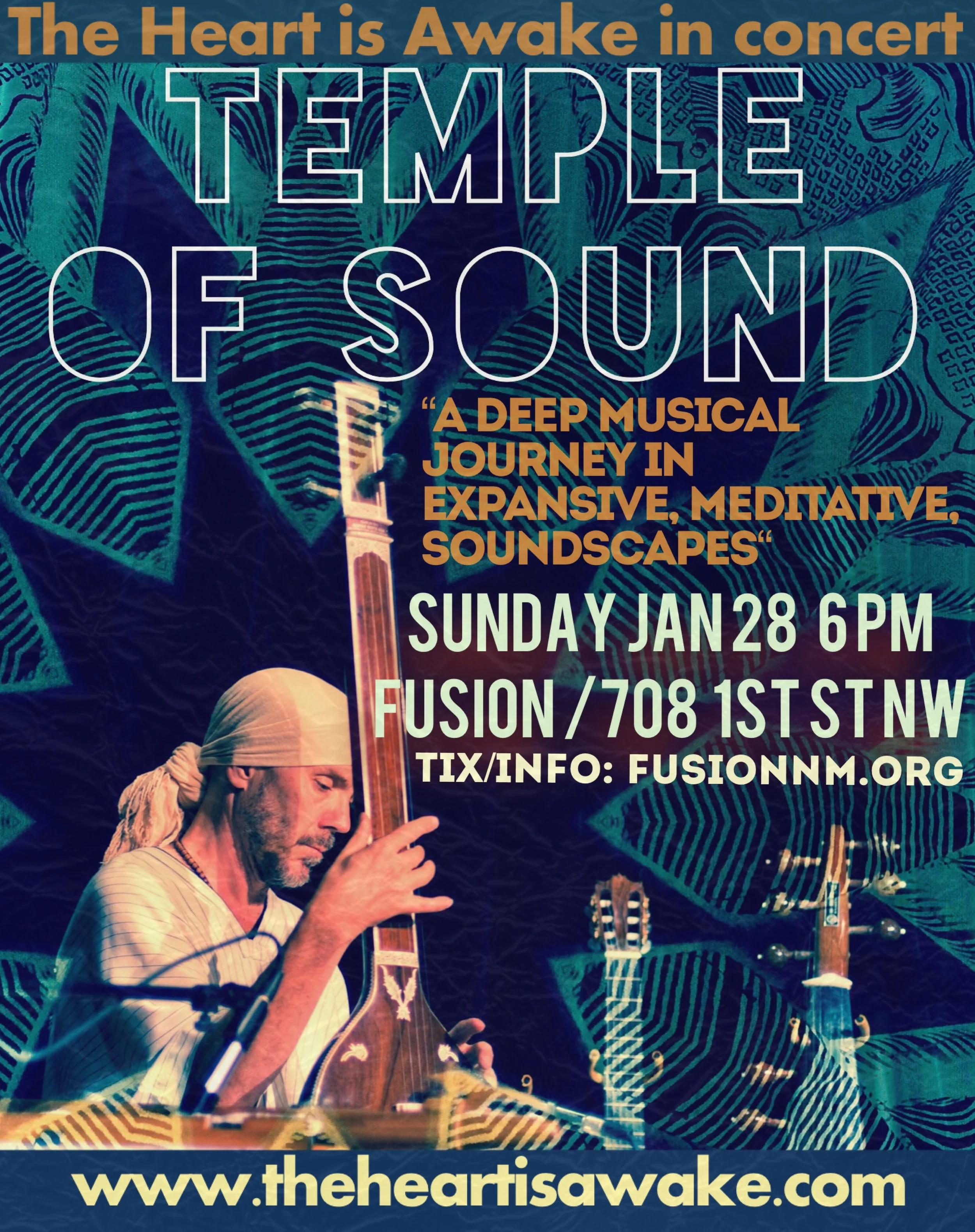 The Heart is Awake Presents TEMPLE OF SOUND — FUSION