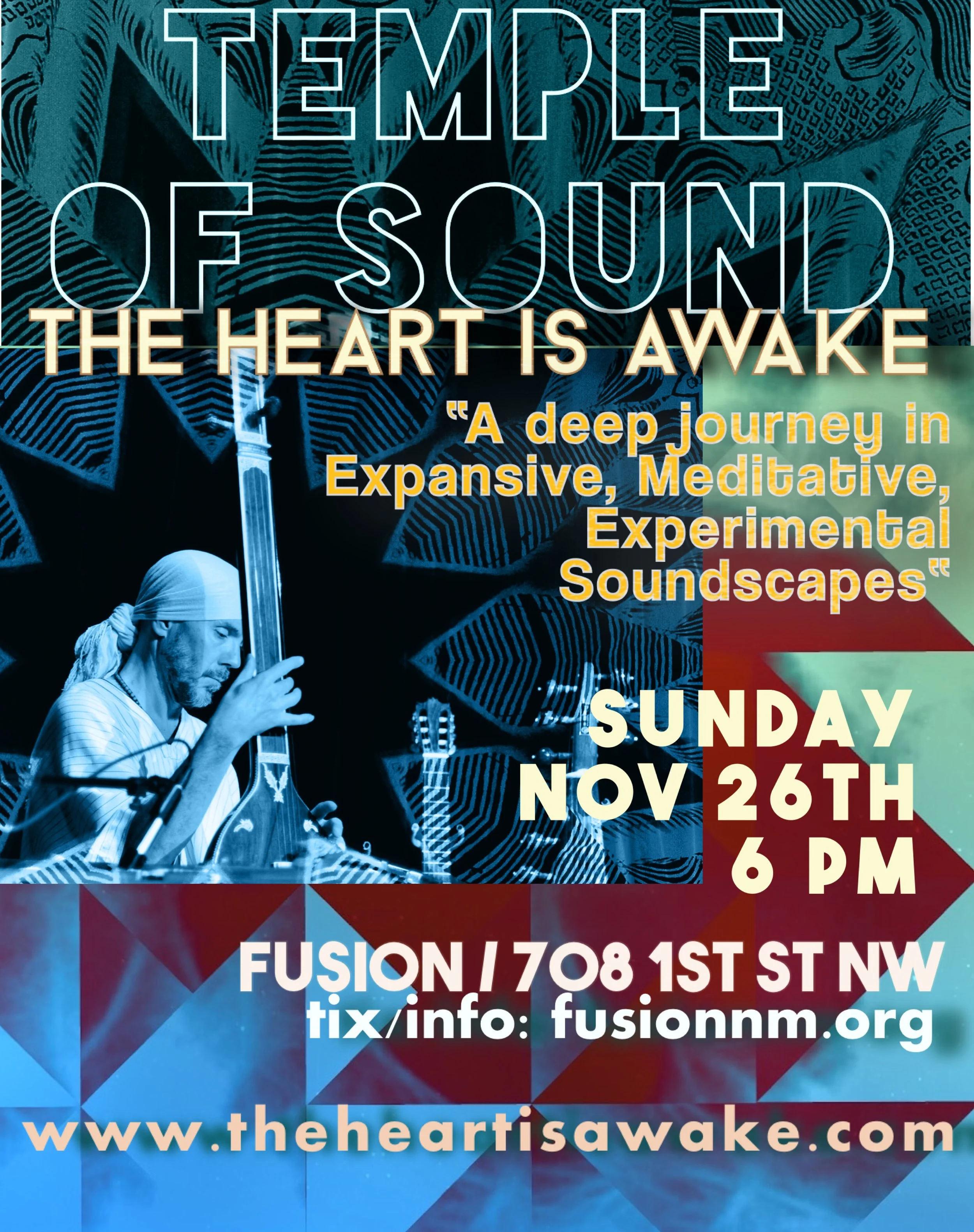 The Heart is Awake Presents TEMPLE OF SOUND — FUSION