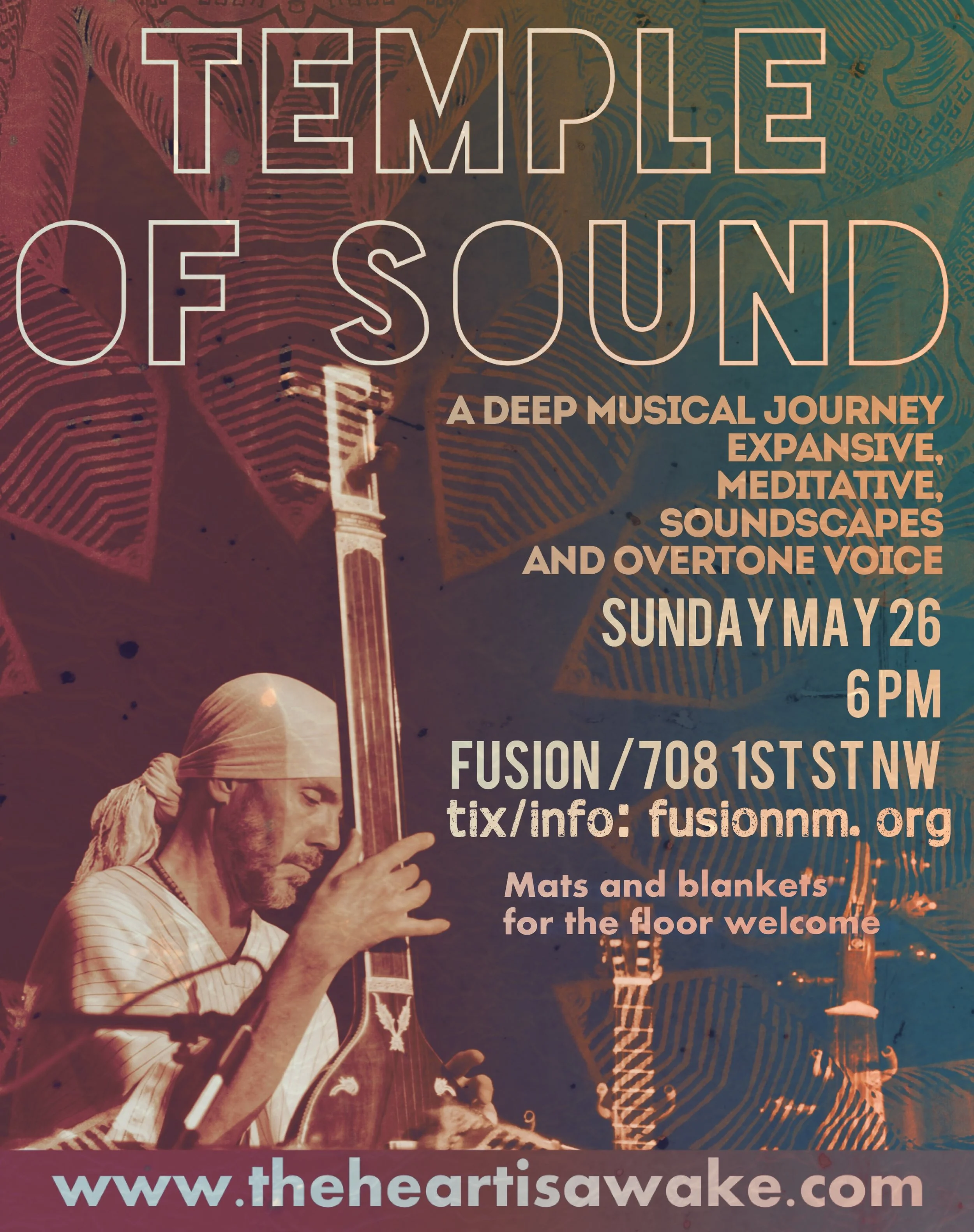 The Heart is Awake Presents TEMPLE OF SOUND — FUSION