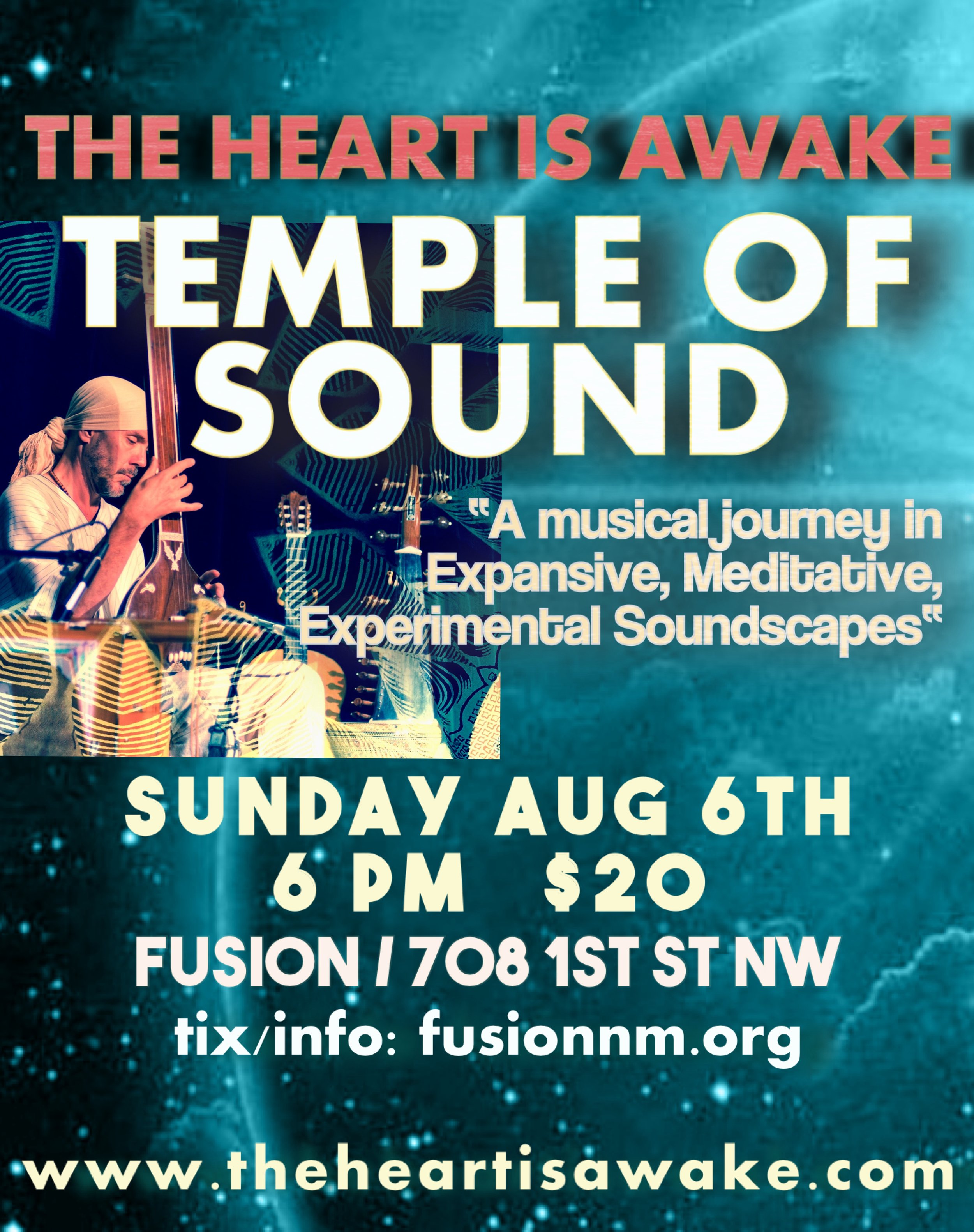 The Heart is Awake Presents TEMPLE OF SOUND — FUSION