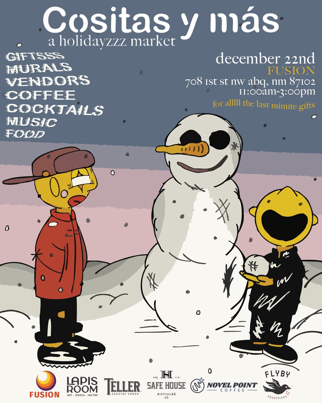 Lapis Room presents Cositas y más - A Holidayzzz Market — FUSION