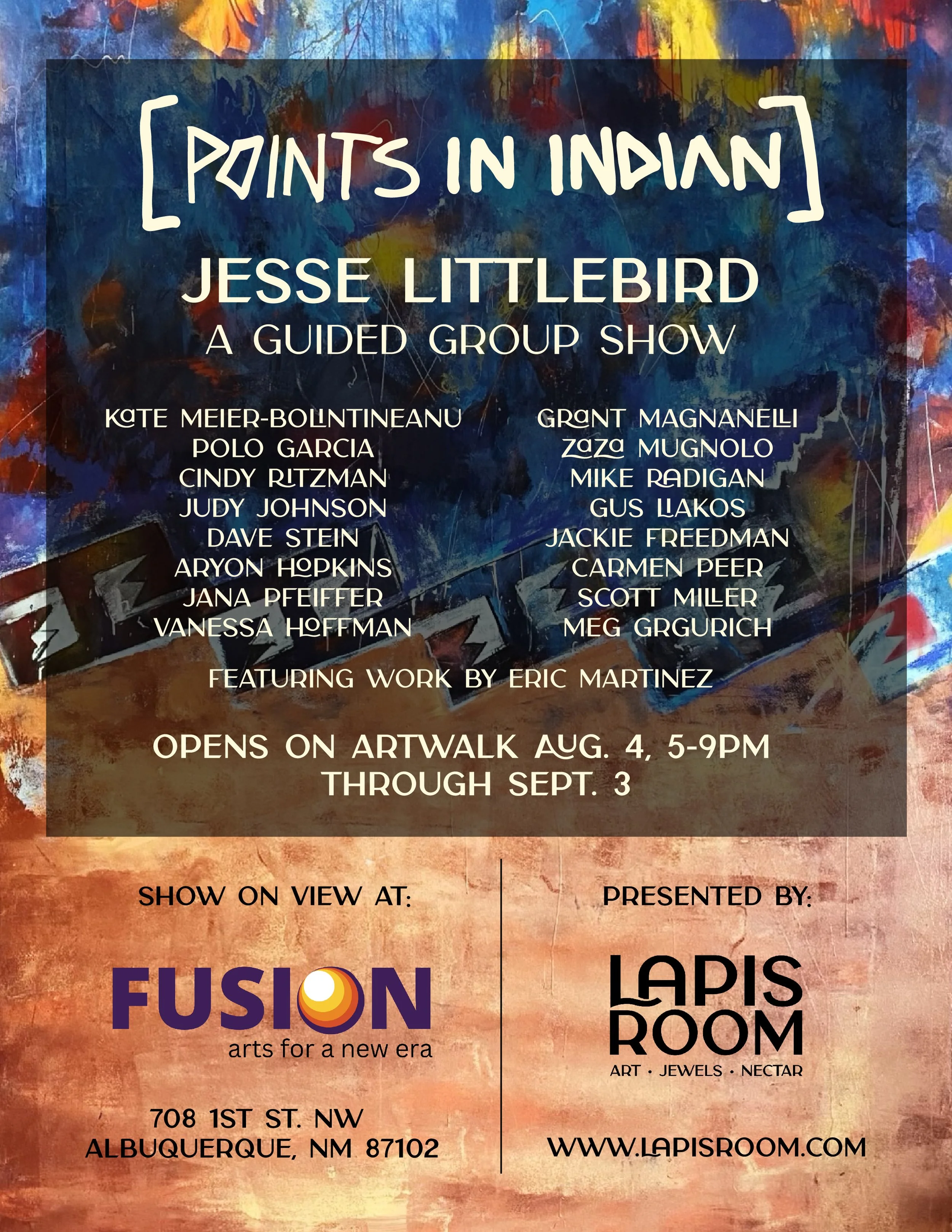 Lapis Room Presents "[Points in Indian] A Guided Group Show" by Jesse ...