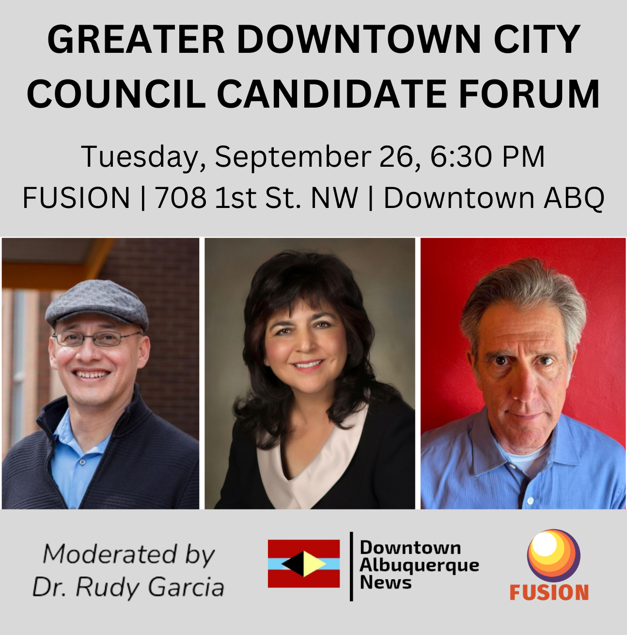 Greater Downtown City Council Candidate Forum — FUSION