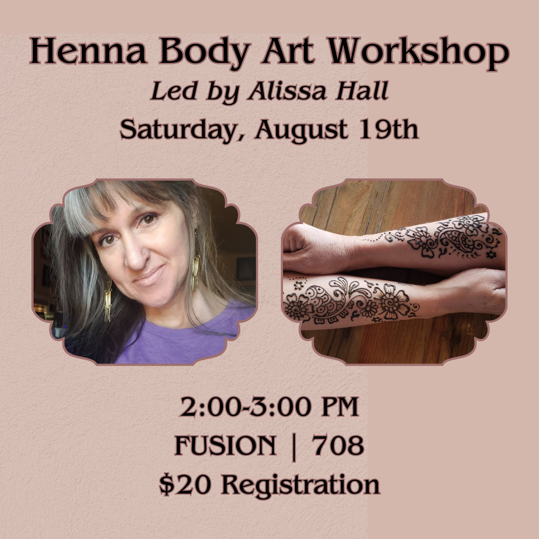Joy Map Presents Henna Body Art Workshop — FUSION