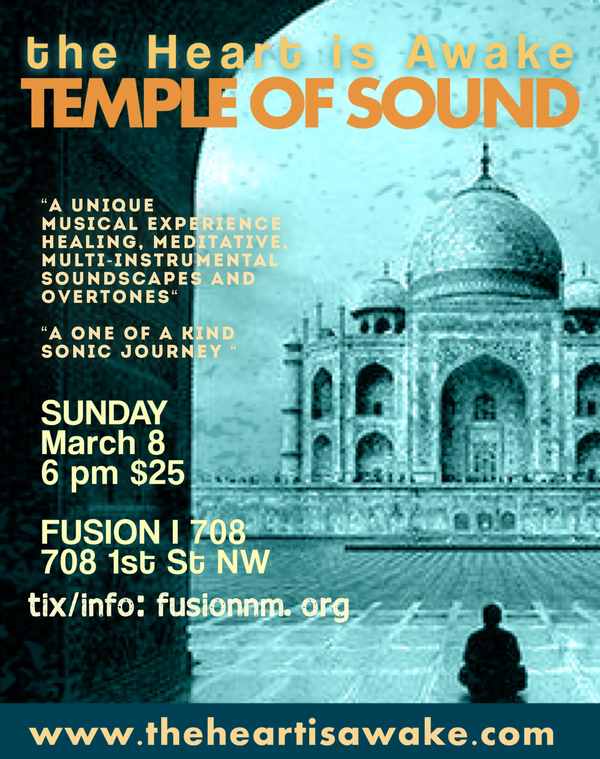 The Heart is Awake Presents TEMPLE OF SOUND — FUSION