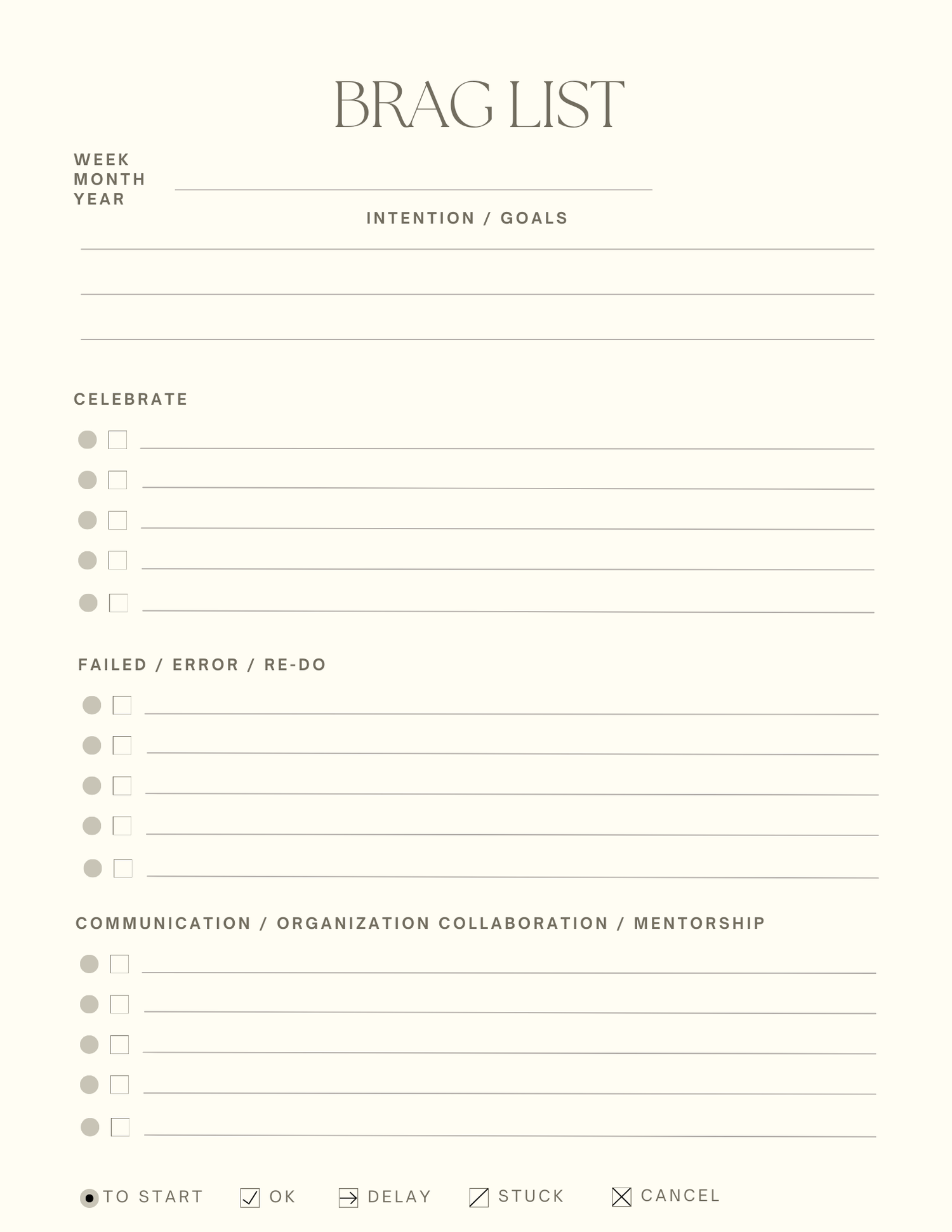 Creating a brag document - How to do an annual self-review — Jessica McClure