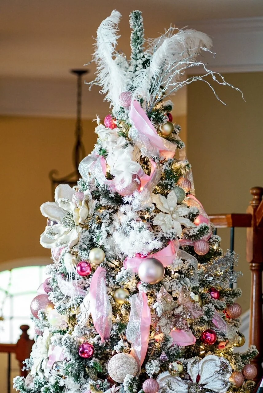 How to Create a Colorful Christmas Tree with Ribbon and Ornaments — Our ...