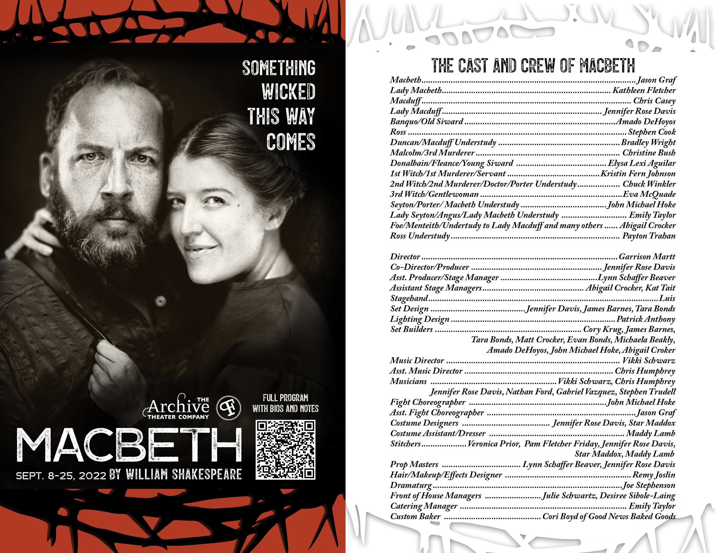 Macbeth September 2022 — The Archive Theater | Austin, Texas