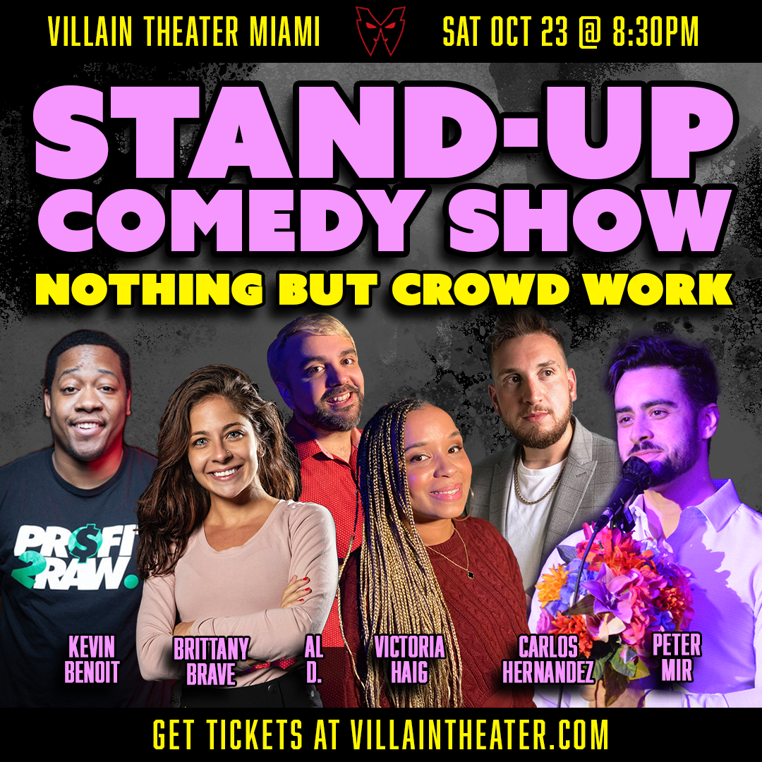 Stand-Up Comedy Show - Nothing But Crowd Work — Villain Theater