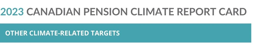Other Climate Related Targets - Report Card 2023 — Shift - Protect Your ...