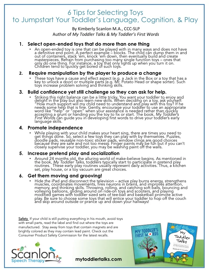 Free Resource Library - My Toddler Talks — My Toddler Talks