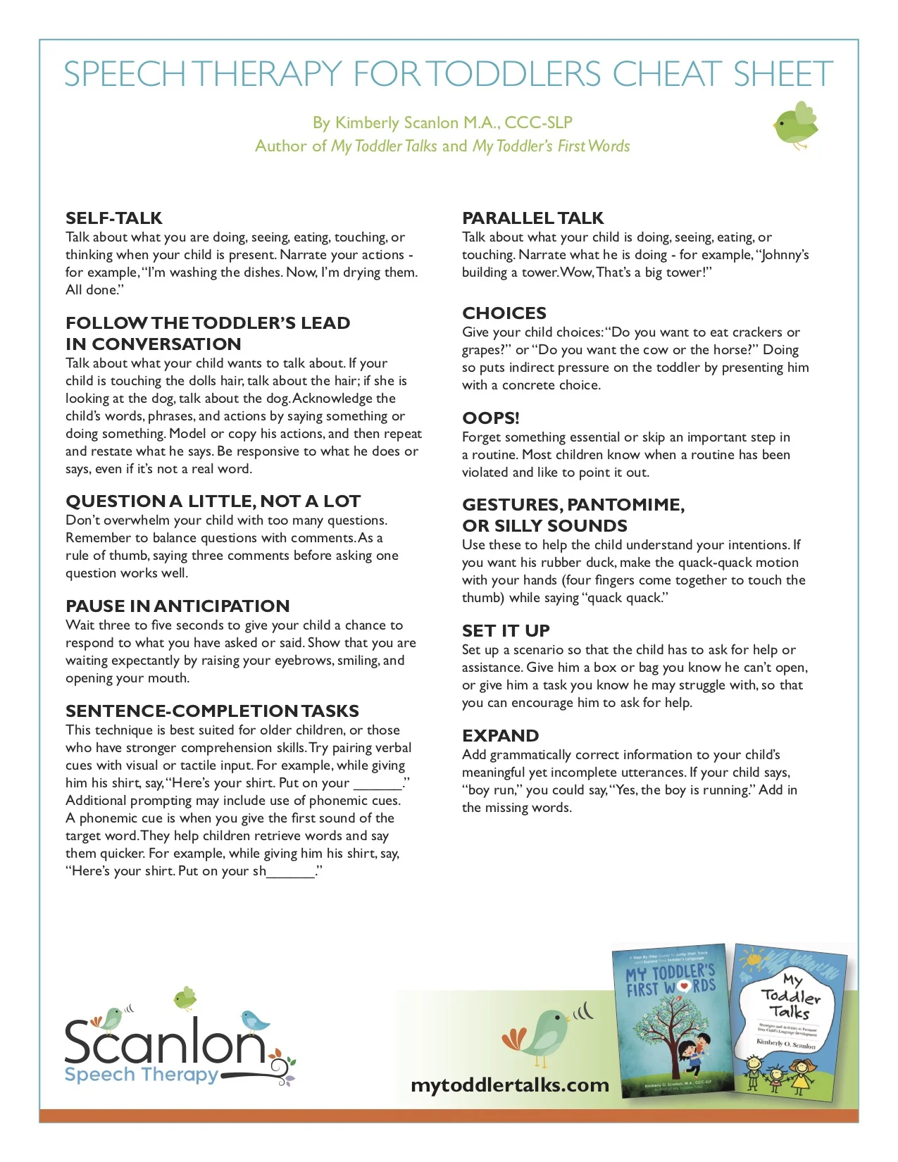 Free Resource Library - My Toddler Talks — My Toddler Talks