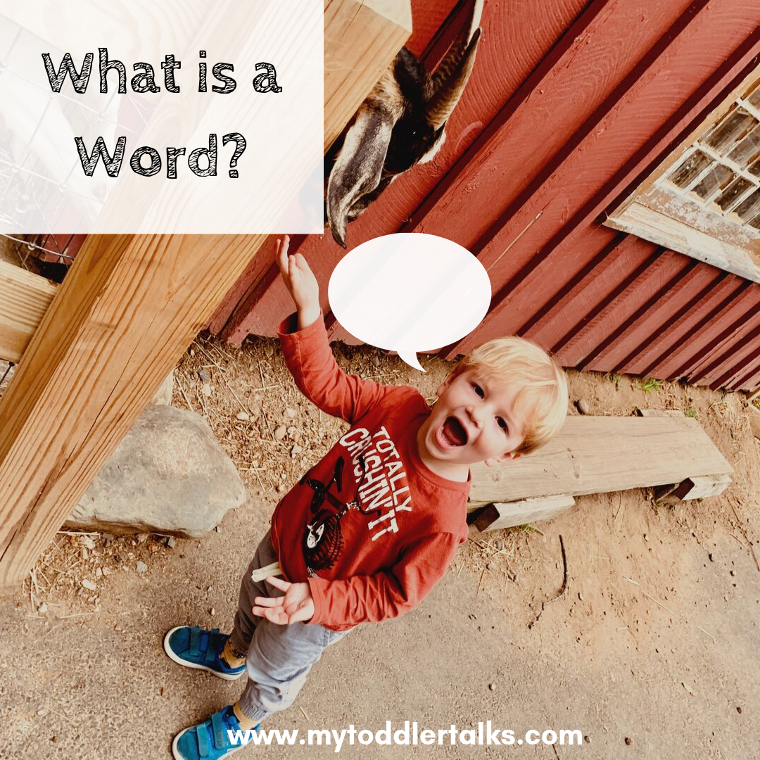 What is a word? Do sounds count? — My Toddler Talks