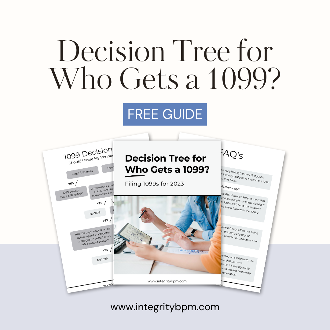 1099 Decision Tree Download — Integrity Bookkeeping and Consulting
