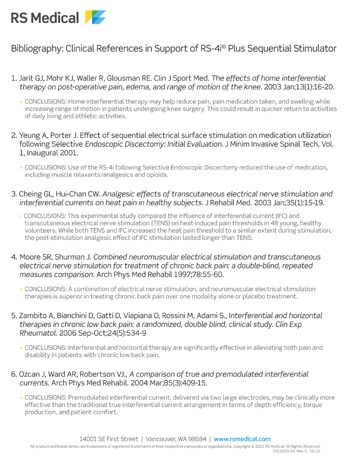 RS-4i Plus — RS Medical