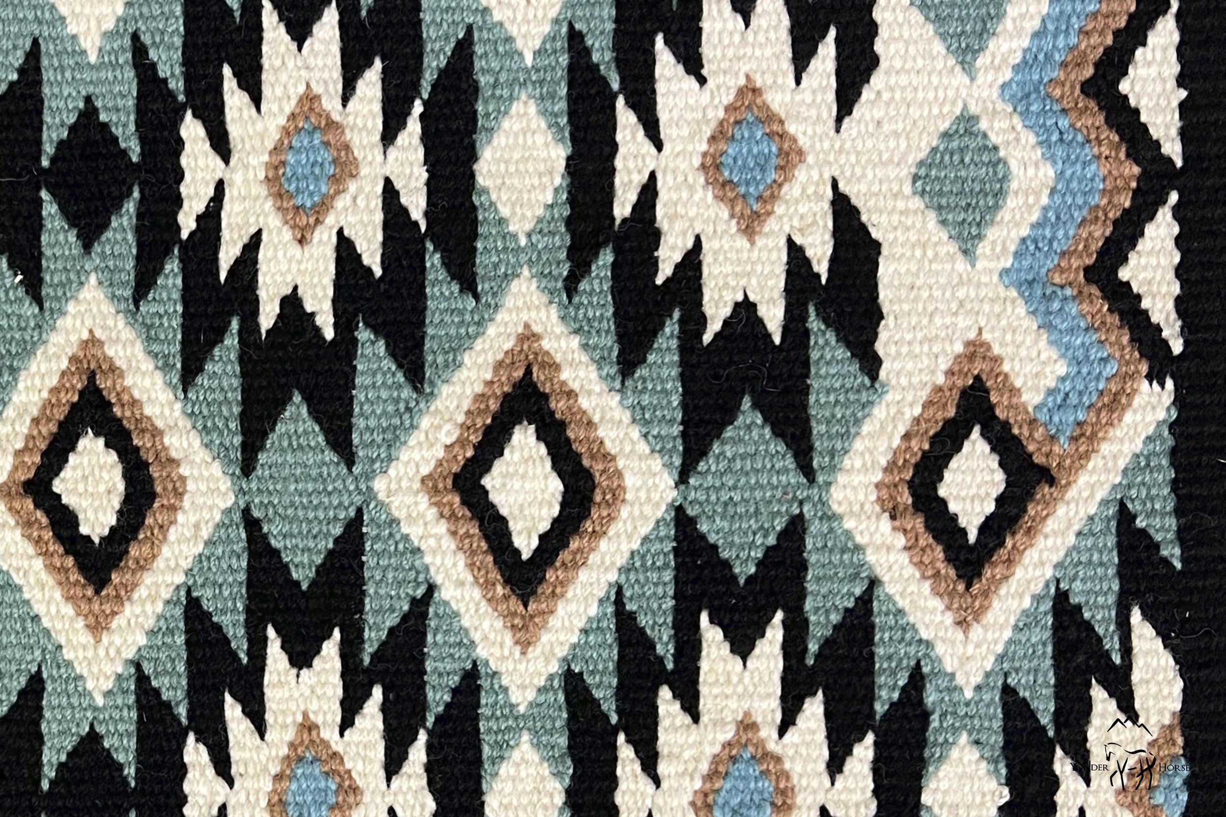 Serrado Turquoise Saddle Blanket — Yonder Horse
