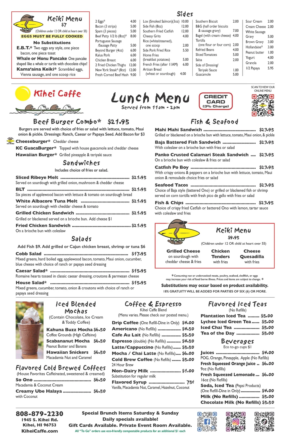 Kihei Caffe Location — Kihei Caffe