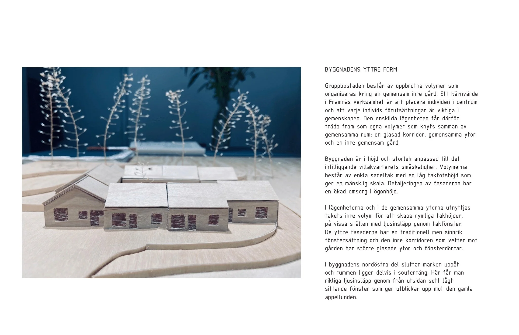 Framnäs programpresentation — Pietsch arkitekter