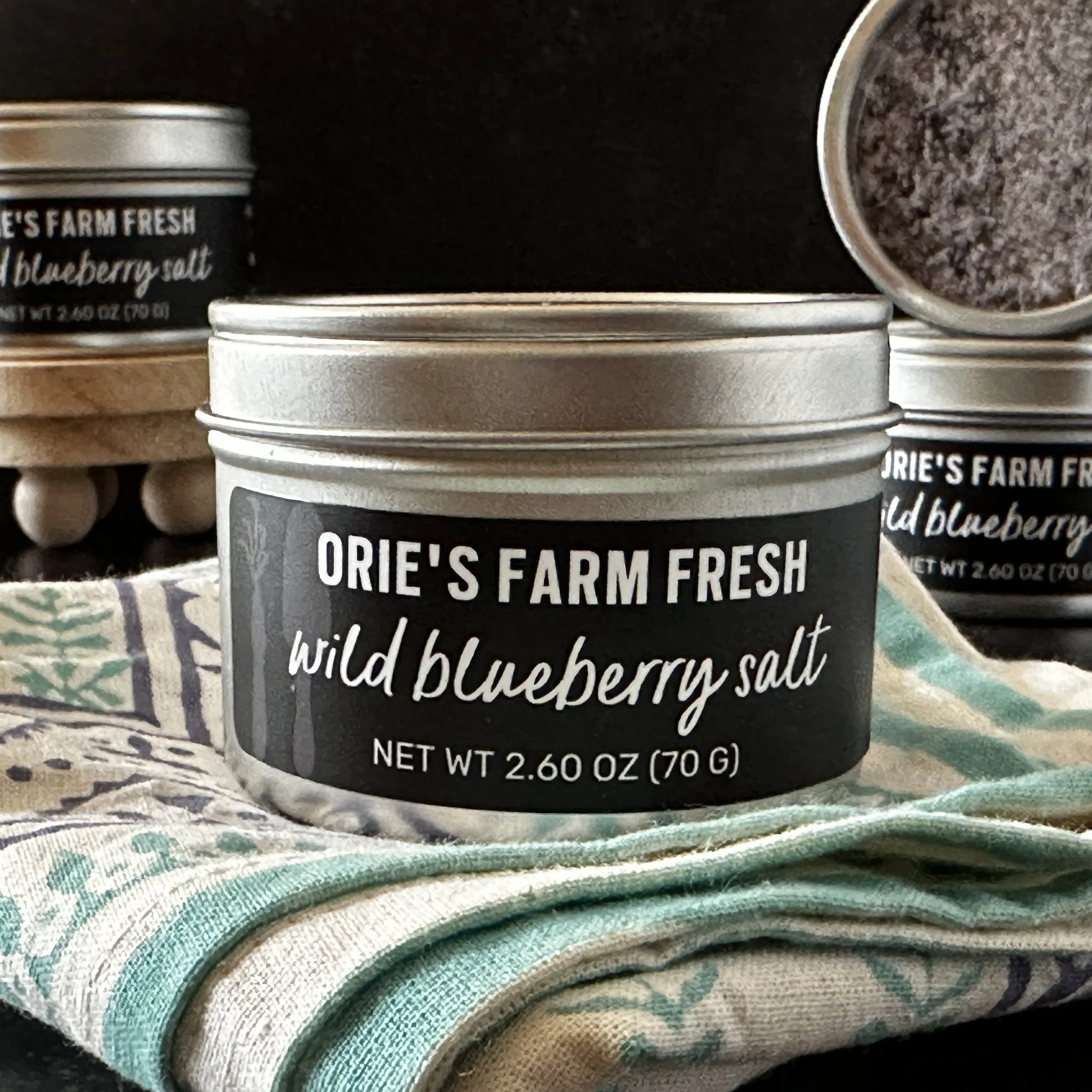 Grinder Size Smoked Garlic Artisanal Salt — Orie's Farm Fresh