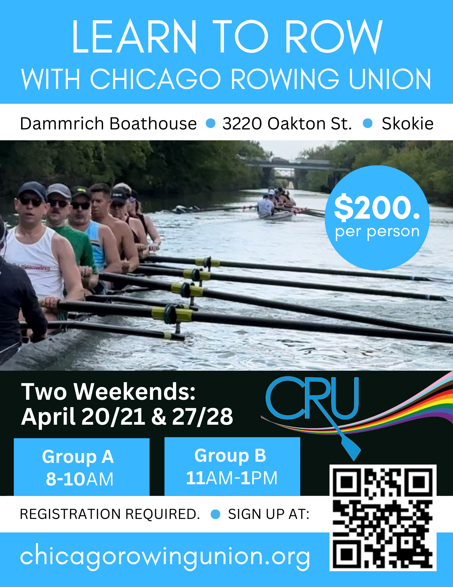 Learn to Row — Chicago Rowing Union
