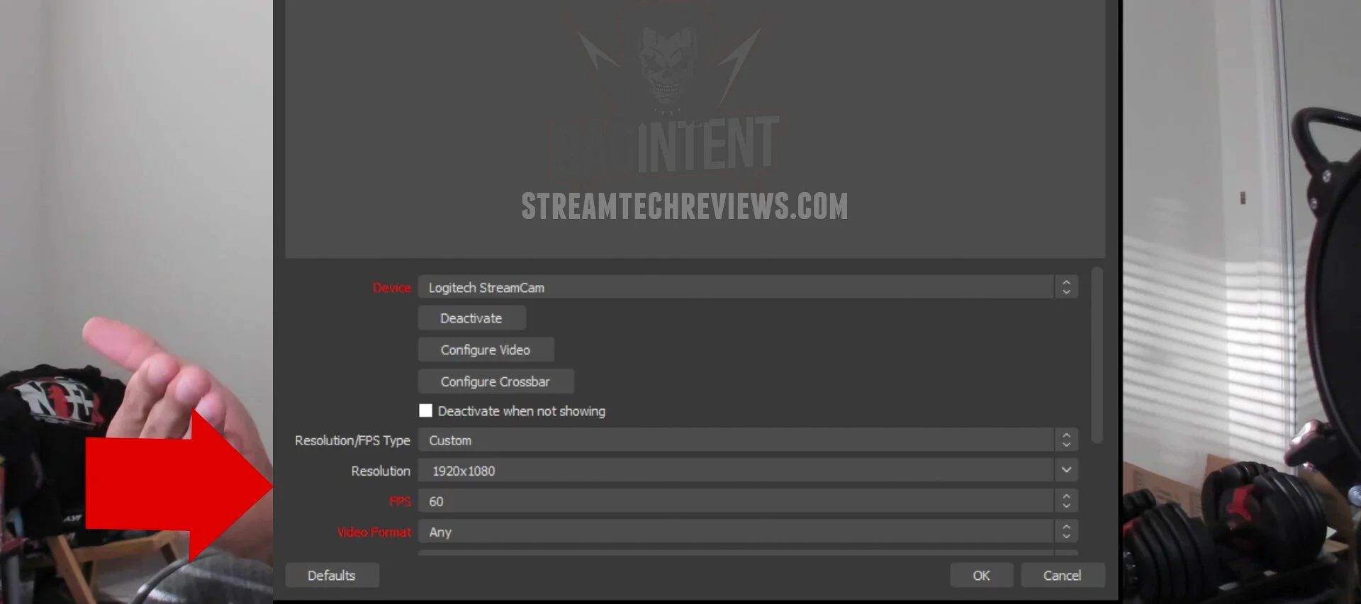 OBS Best Webcam Settings Guide — Stream Tech Reviews by BadIntent