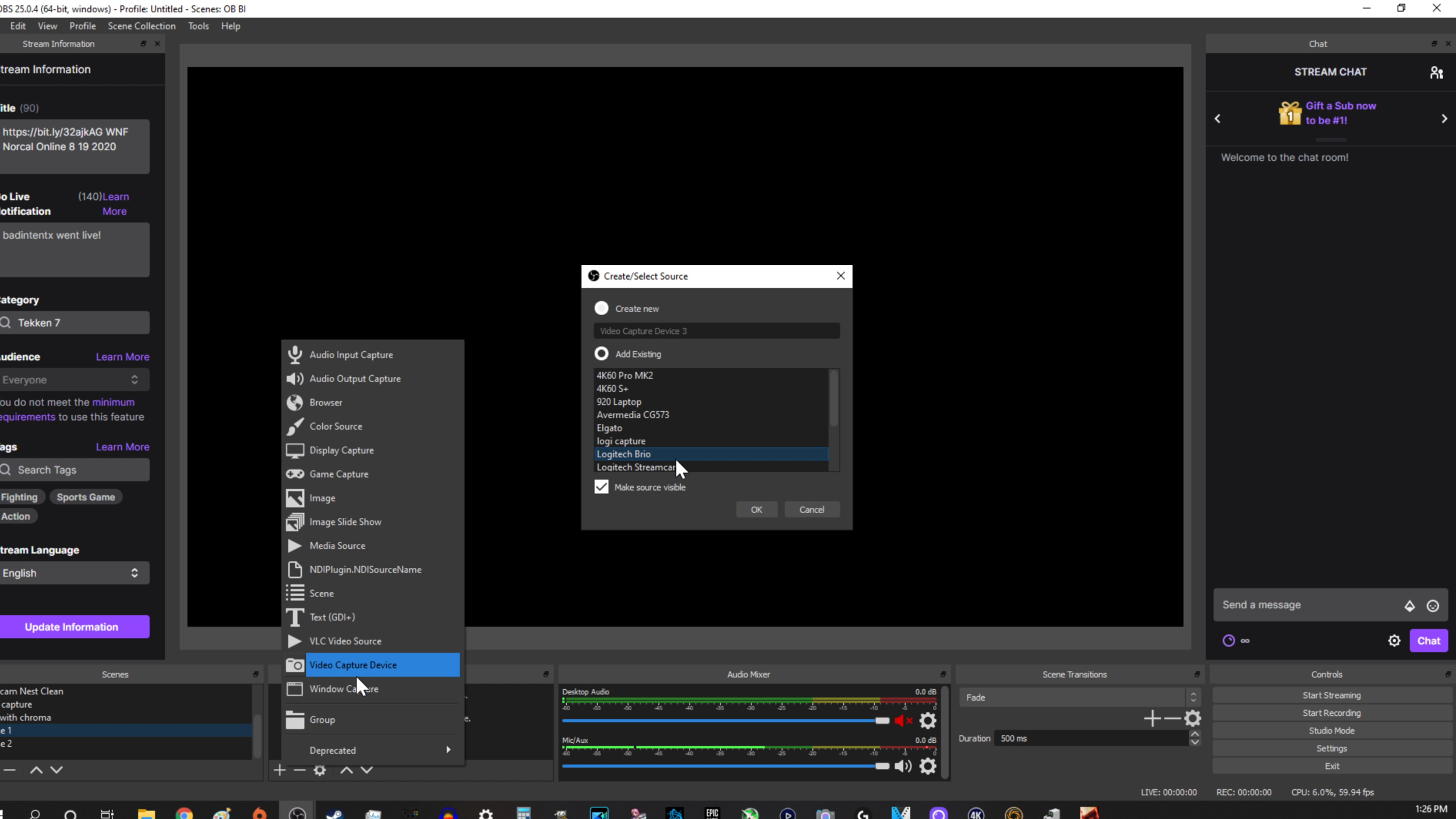 How to Create Multiple Instances of the same Webcam in OBS Studio [Nested Scenes] — Stream Tech ...