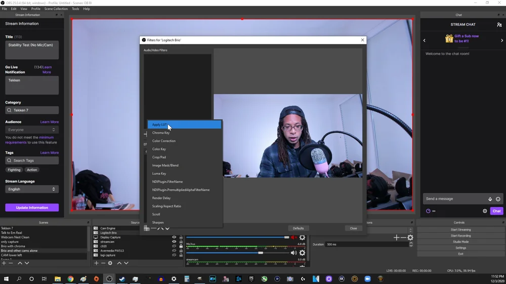 How to Apply LUTs in OBS Studio — Stream Tech Reviews by BadIntent