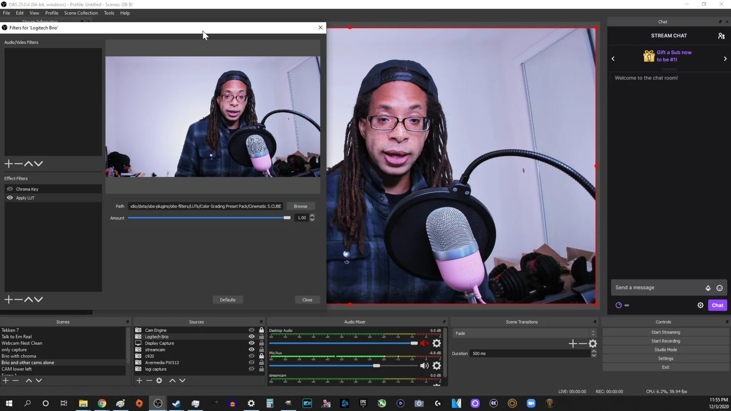 How to Apply LUTs in OBS Studio — Stream Tech Reviews by BadIntent