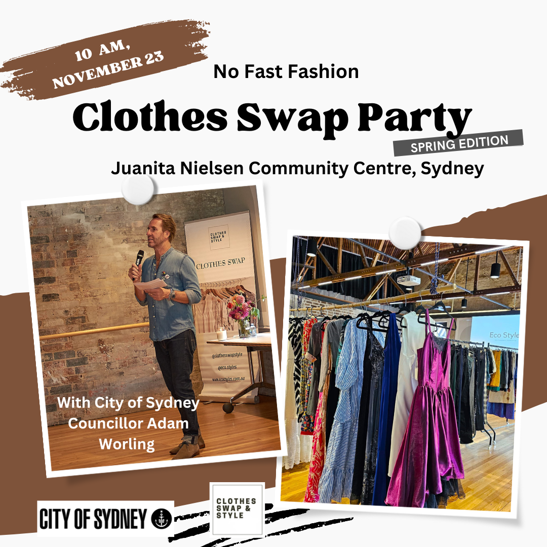 No Fast Fashion Clothes Swap Party (Spring Edition) with City of Sydney ...
