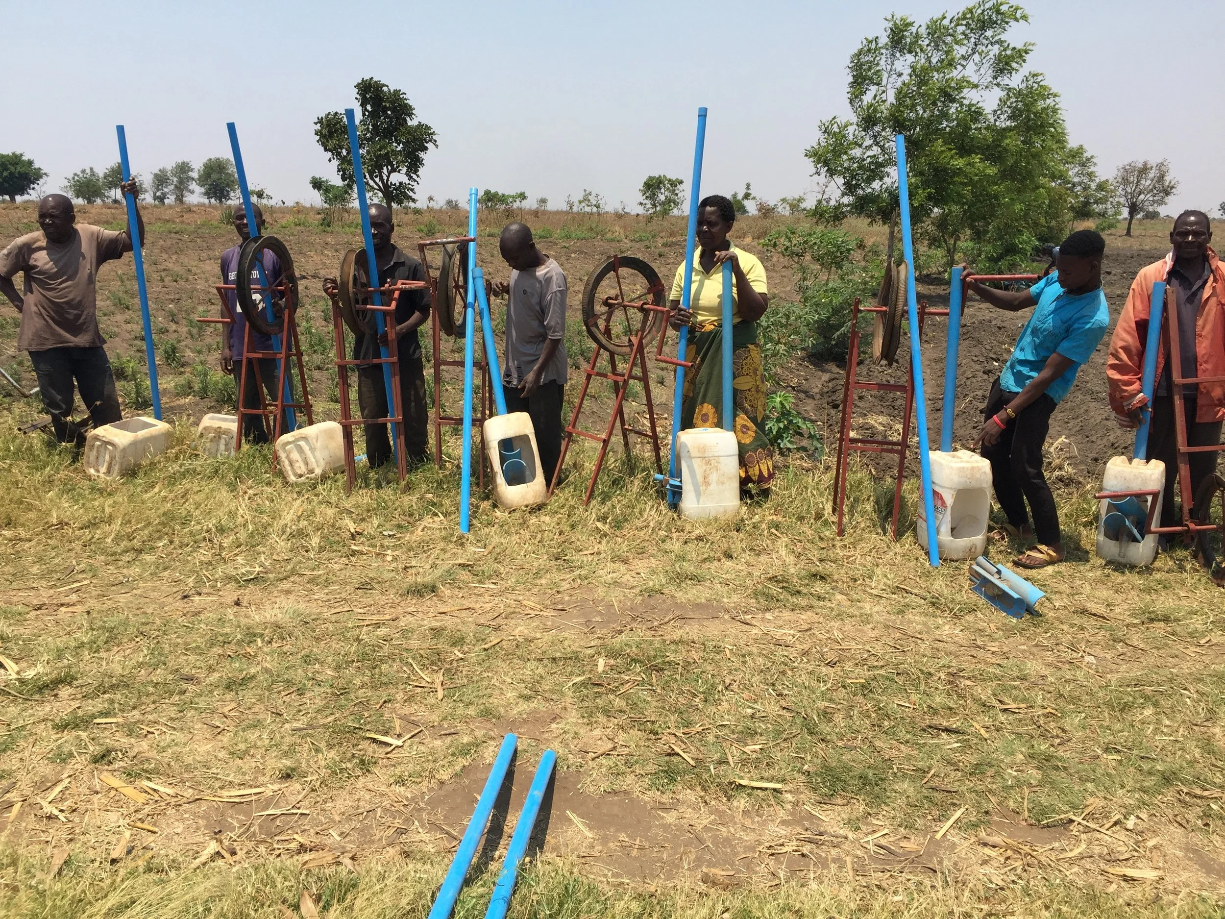 How a $70 pump made of rope and plastic disks cut from an oil can turn ...