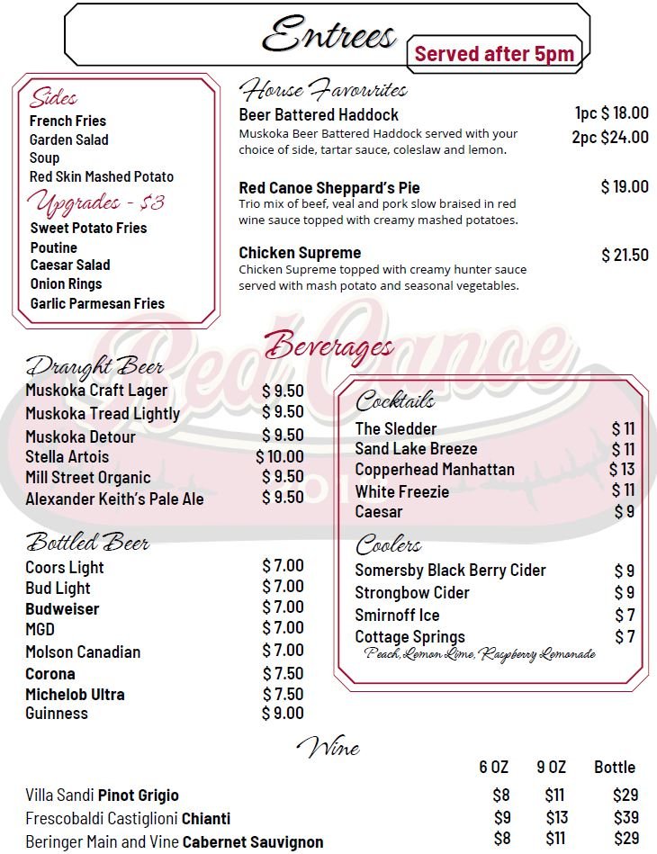 Red Canoe Restaurant