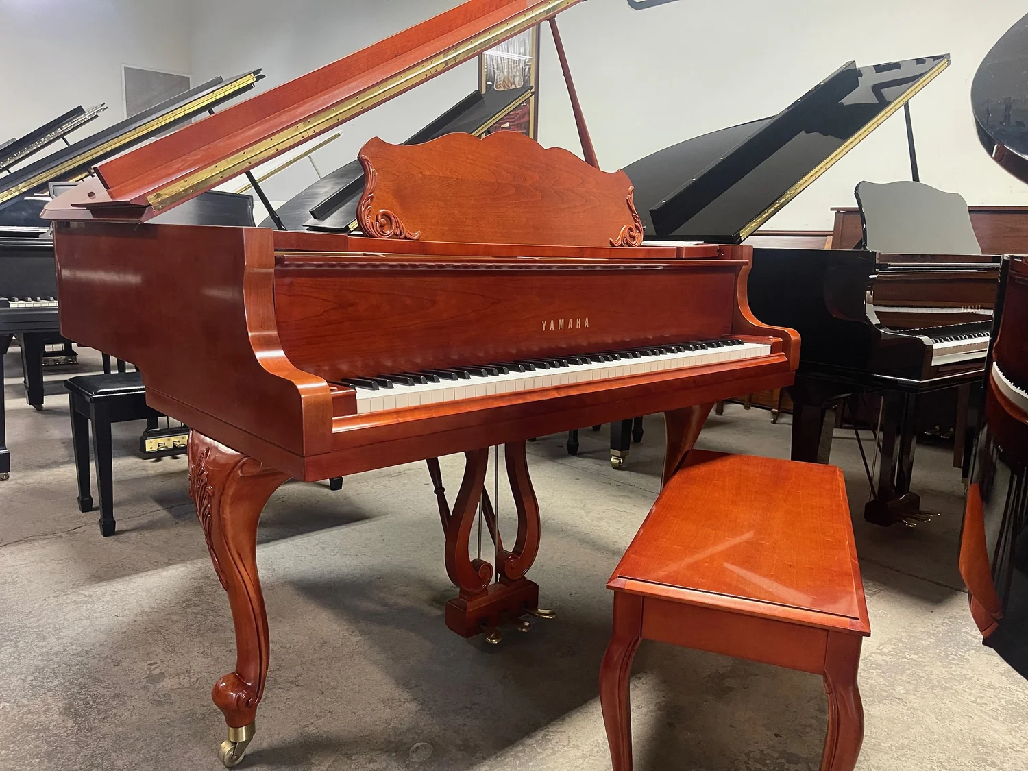 Red Grand Pianos