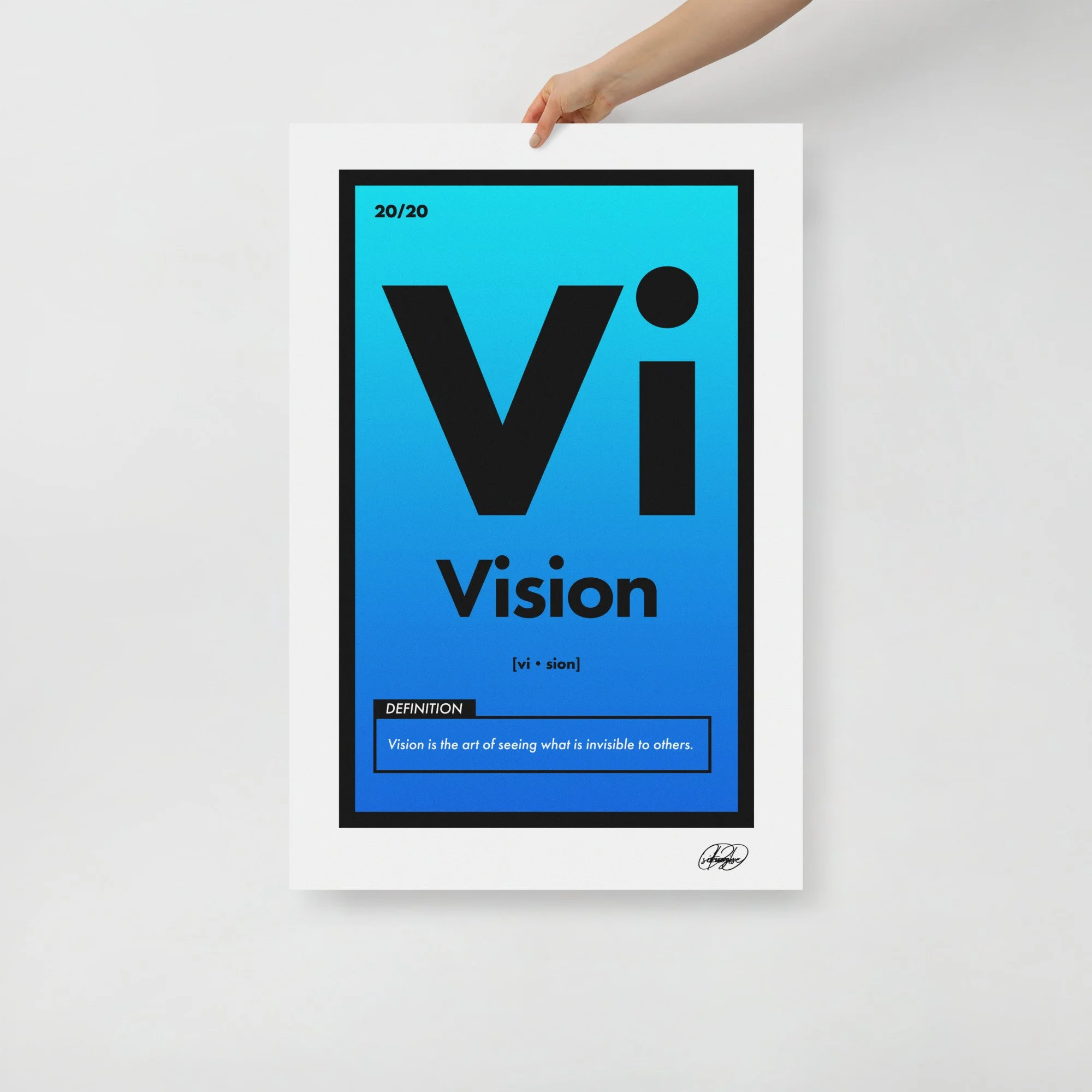 Vision Periodic Poster — Chris Pow Design