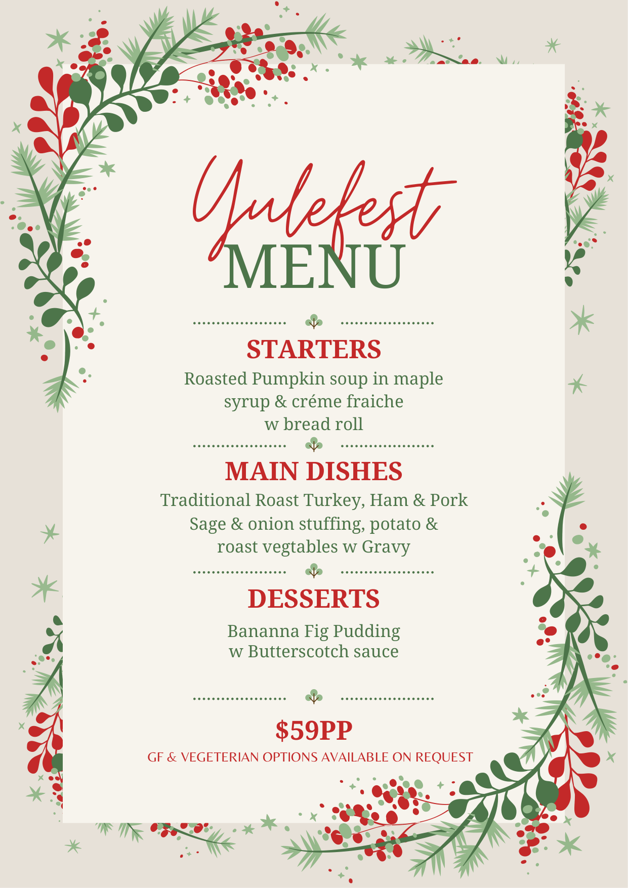 Citrus Grill — SPRINGWOOD COUNTRY CLUB