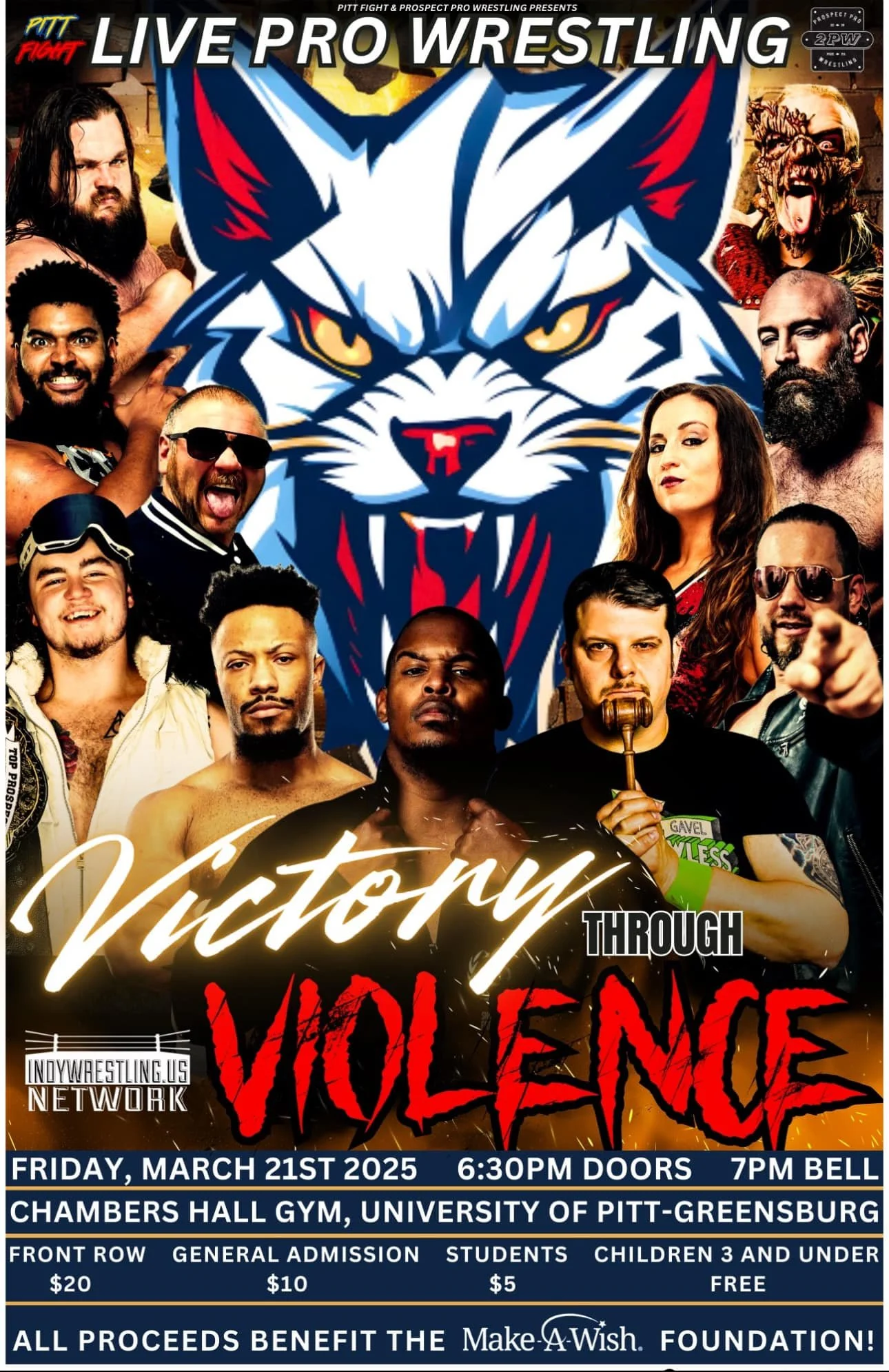 Pitt Fight - Victory Through Violence 2025 — Indy Wrestling US