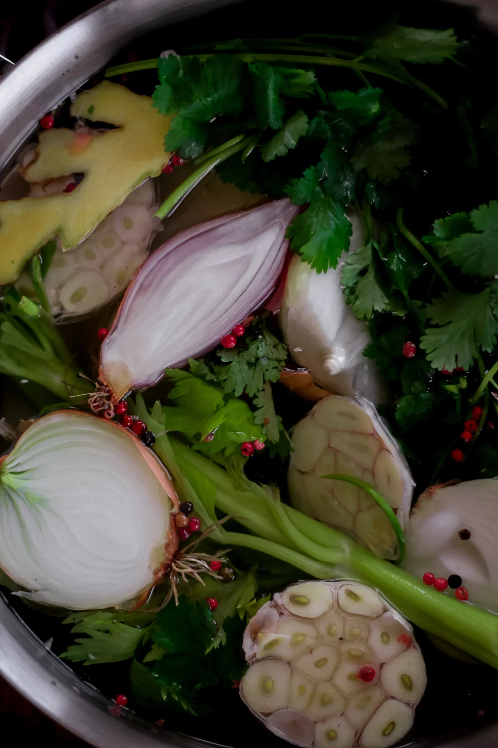 Scallion Ginger Bone Broth - a highly drinkable broth — Inherited Salt