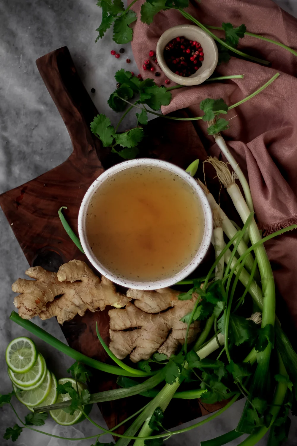 Scallion Ginger Bone Broth - a highly drinkable broth — Inherited Salt