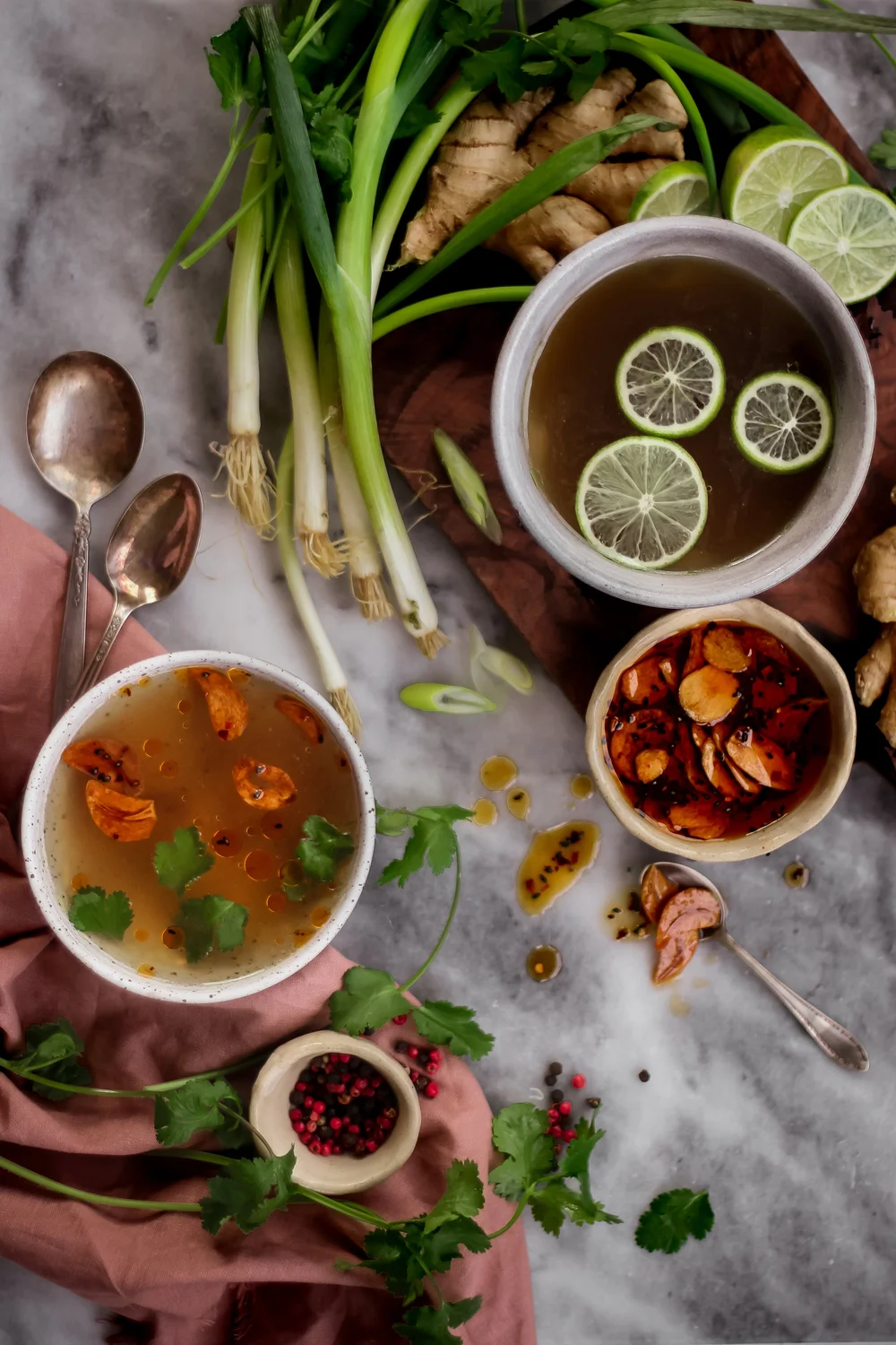 Scallion Ginger Bone Broth - a highly drinkable broth — Inherited Salt