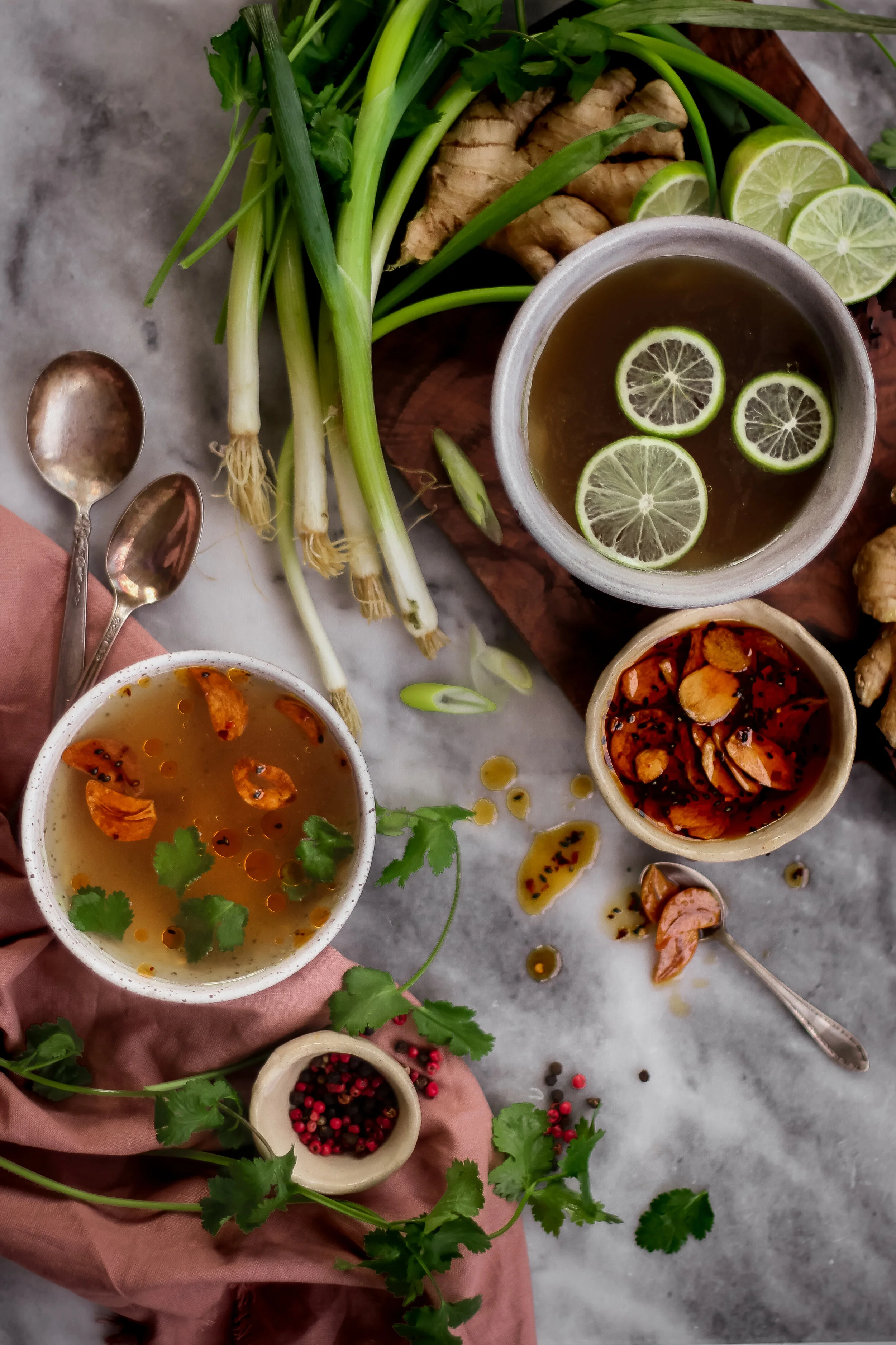 Scallion Ginger Bone Broth - a highly drinkable broth — Inherited Salt