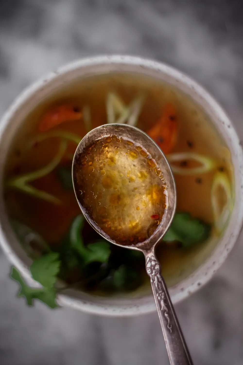 Scallion Ginger Bone Broth - a highly drinkable broth — Inherited Salt