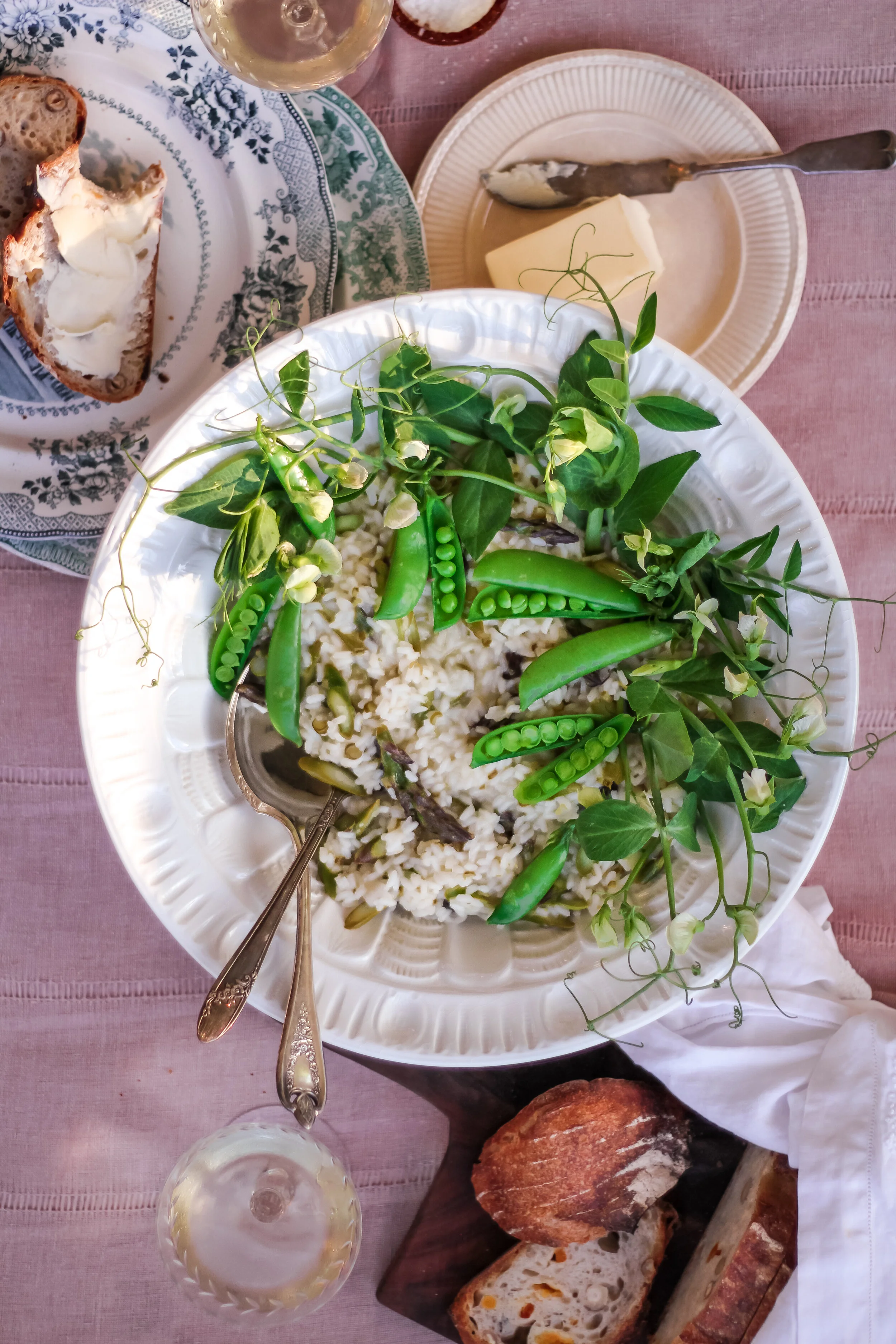 Parmesan Spring Risotto - a creamy Italian rice dish full of asparagus ...